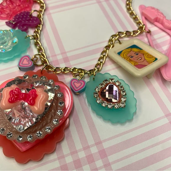 Barbie | Jewelry | Barbie Charm Necklace Whimsical Kawaii Festival ...